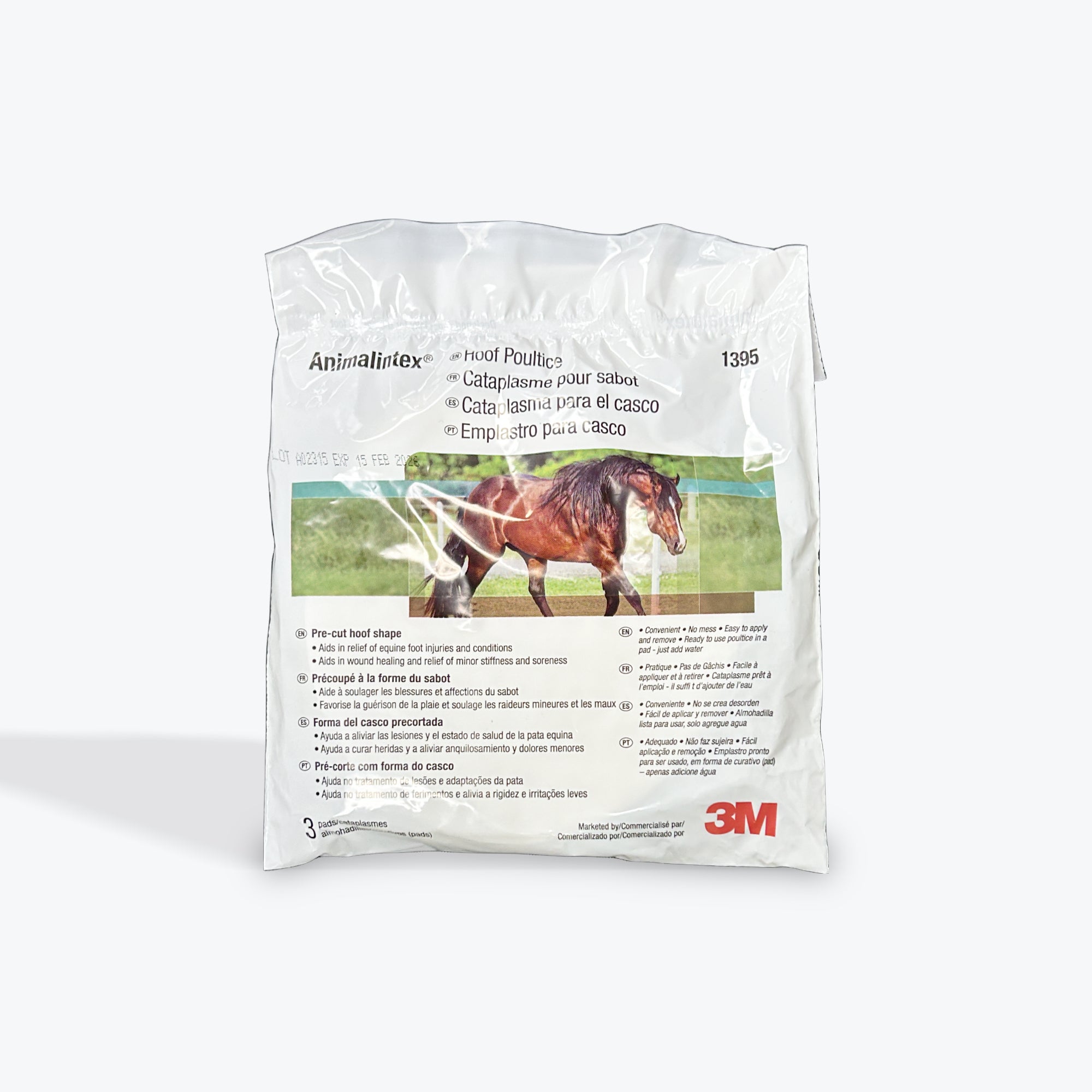 3M Poultice Hoof Pad (3 Shaped Pads) | Alvin Farrier Supply